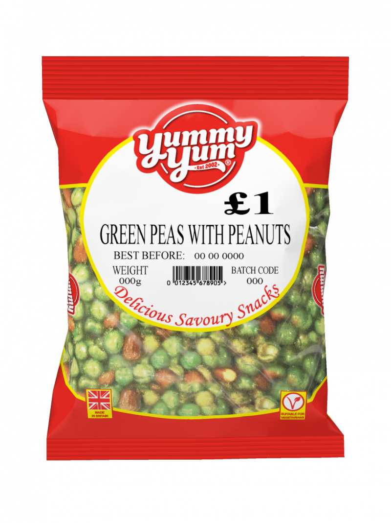 Green Peas with Peanuts - Yummy Yum